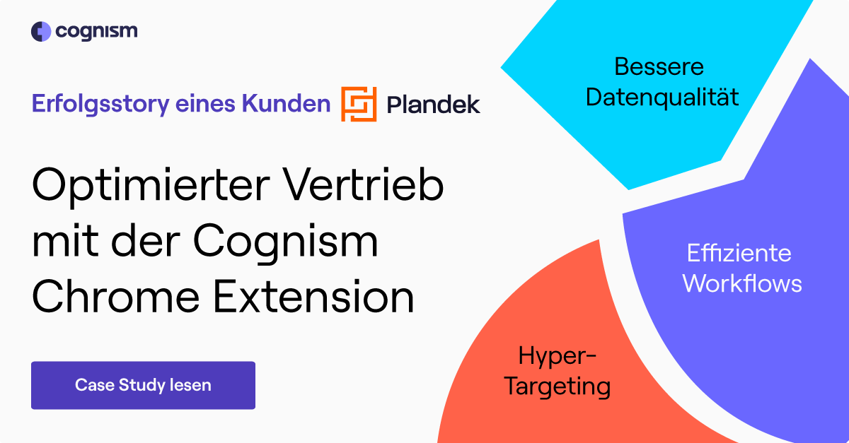 Wie Plandek den Vertrieb mit Cognism optimiert